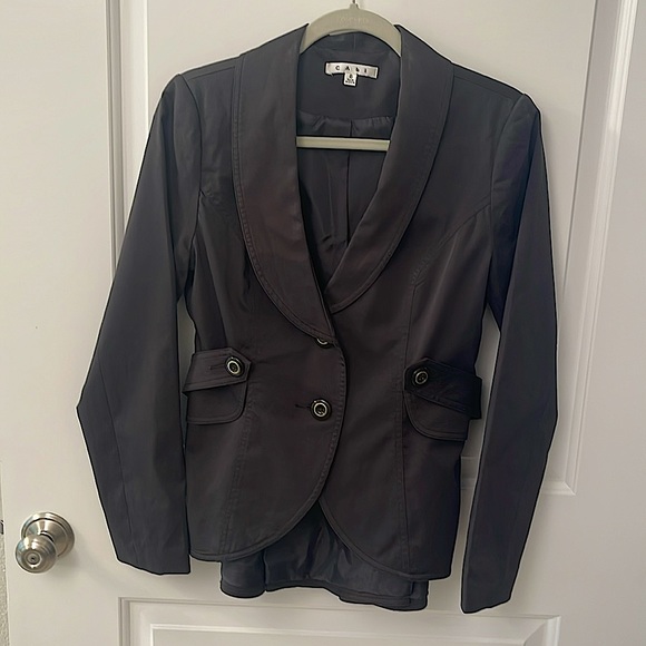 CAbi | Jackets & Coats | Cabi Peplum Lined Jacket | Poshmark